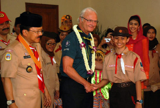 King of Sweden visits largest Scouting nation | World Scout Foundation